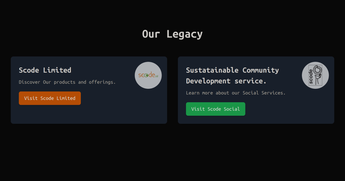 Scode - Our Legacy